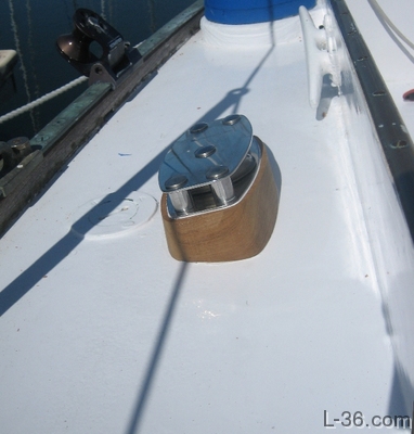 Jib Sheet Turning Block Design