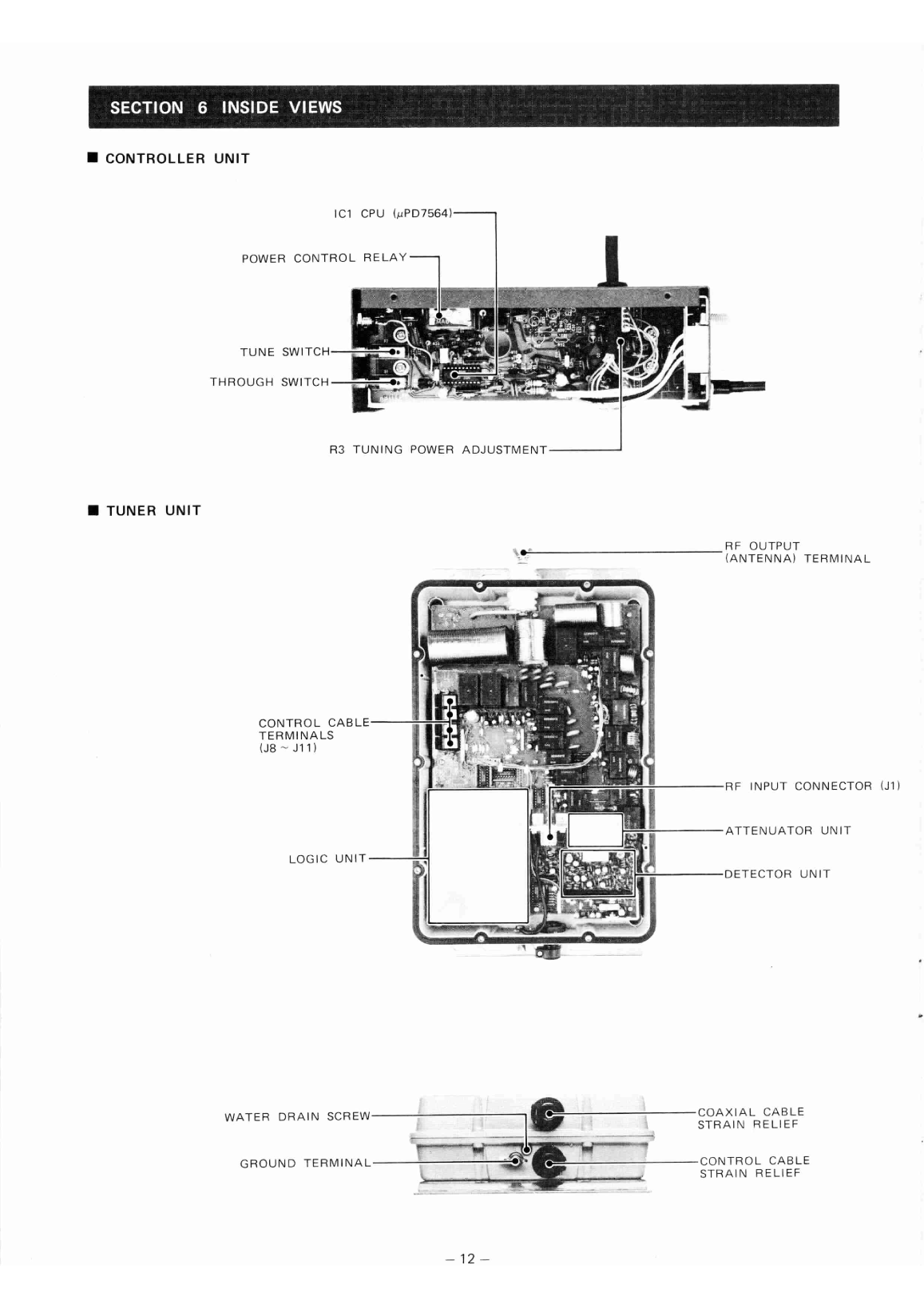 Icom Ic ah 2 Manual And Schematic