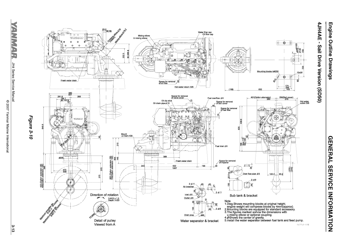 '4jh4 te: Yanmar Inboard Engine 75hp/55kw Service Manual'