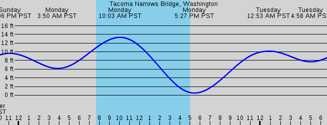 Tacoma Narrows Bridge, Washington