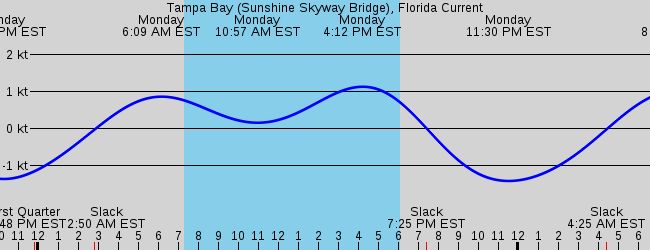Tampa Bay (Sunshine Skyway Bridge), Florida Current