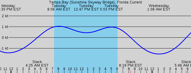 Tampa Bay (Sunshine Skyway Bridge), Florida Current